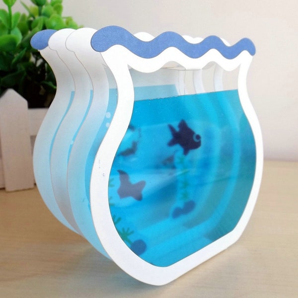 Fish Bowl Card - Etsy