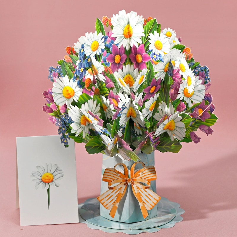 3d Pop up Flower Cards - Etsy