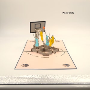 J01-fun Basketball Pop-up Card - Perfect Gift for Sports Enthusiasts ...