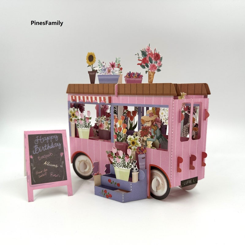 Pop up Cart Greeting Card - Etsy