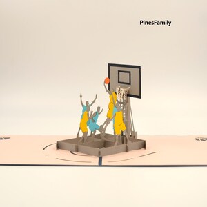 J01-fun Basketball Pop-up Card - Perfect Gift for Sports Enthusiasts ...