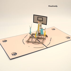 J01-fun Basketball Pop-up Card - Perfect Gift for Sports Enthusiasts ...