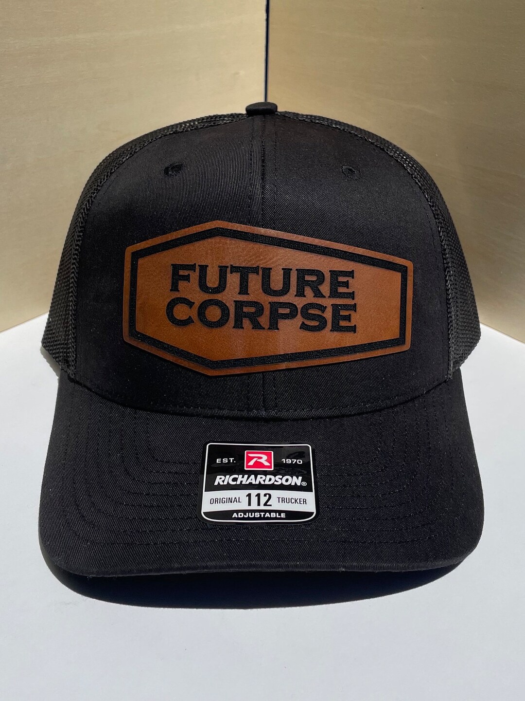 FUTURE CORPSE Custom Richardson 112 Trucker Patch Snapback Hat Coffin ...
