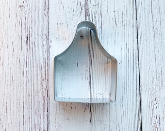 4 Cow Ear Tag Cookie Cutter, for Cattle or Steer, Purse or Shopping Bag ...