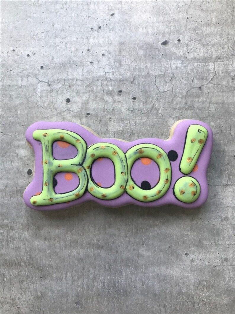 HALLOWEEN BOO Cookie Cutter - Etsy