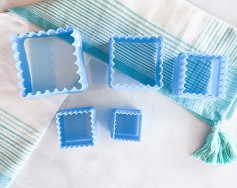 Scalloped Square Cutter - Etsy