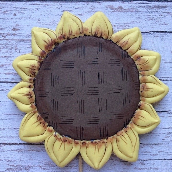 Sunflower Cookies - Etsy