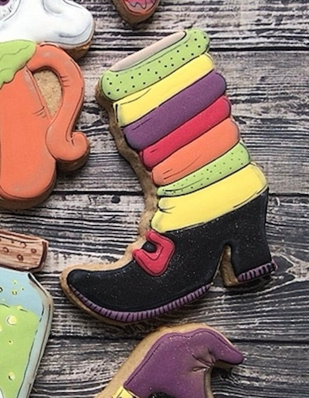 WITCHES BOOT Cookie Cutter - Etsy