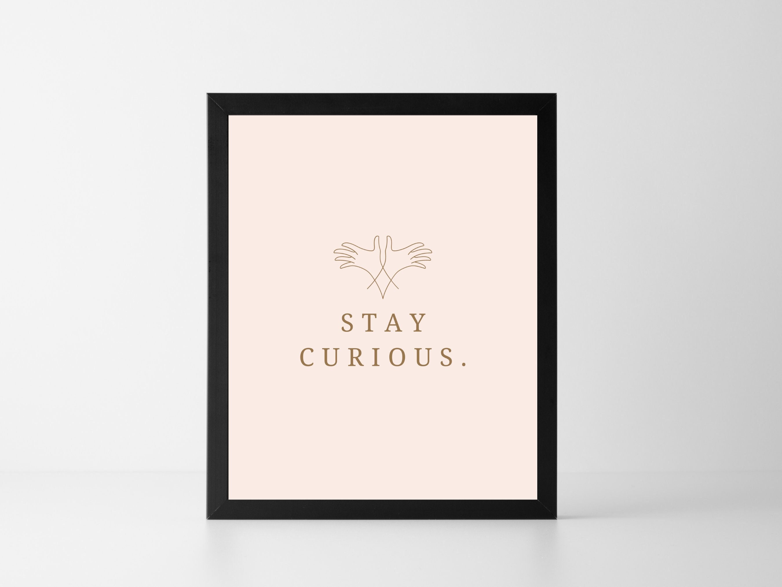 Stay Curious Therapy Poster Counseling Prints Therapist - Etsy UK