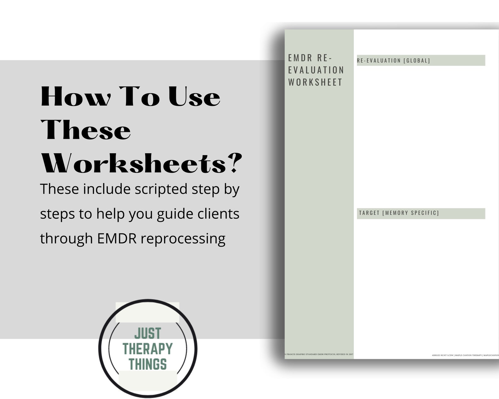 EMDR Worksheets for EMDR Therapy | Therapy Worksheets | | Emdr Therapy ...