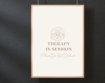 Therapist Door Sign | Etsy