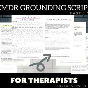 EMDR Complete Bundle for Therapists | EMDR Therapy | Emdr Worksheets ...