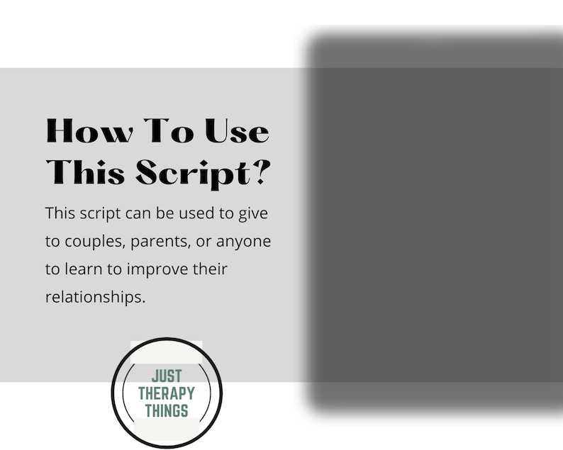 Validation of Emotions Script for Parents, Partners, and Therapists ...