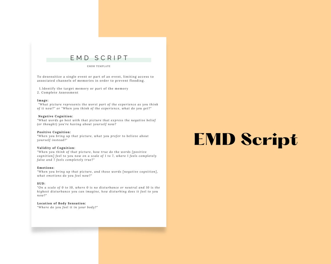 EMDR Complete Bundle for Therapists EMDR Therapy - Etsy