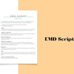 EMDR Complete Bundle for Therapists | EMDR Therapy | Emdr Worksheets ...