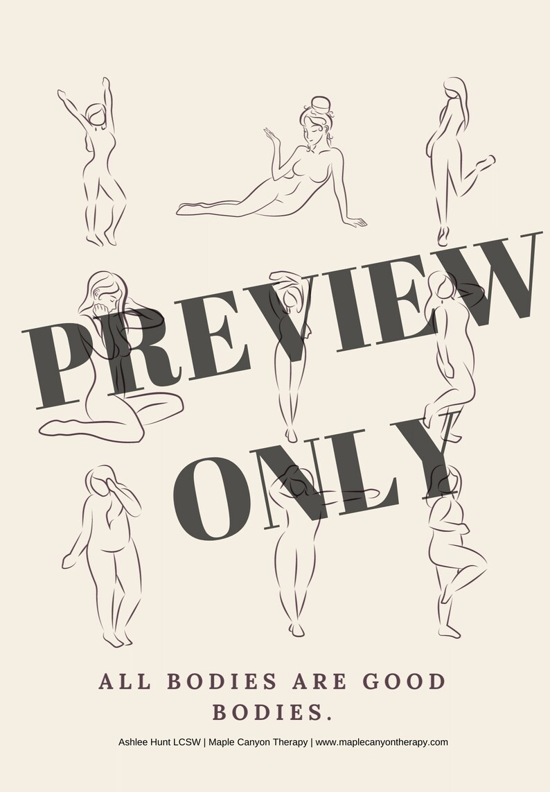 Body Positive Group Therapy Group Therapy Worksheet Body Positivity ...