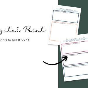 Behavioral Chain Analysis Bundled Worksheets for Therapists | DBT ...