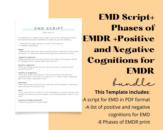 EMD Script Bundle Phases of EMDR Negative and Positive - Etsy
