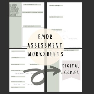 EMDR Complete Bundle for Therapists | EMDR Therapy | Emdr Worksheets ...