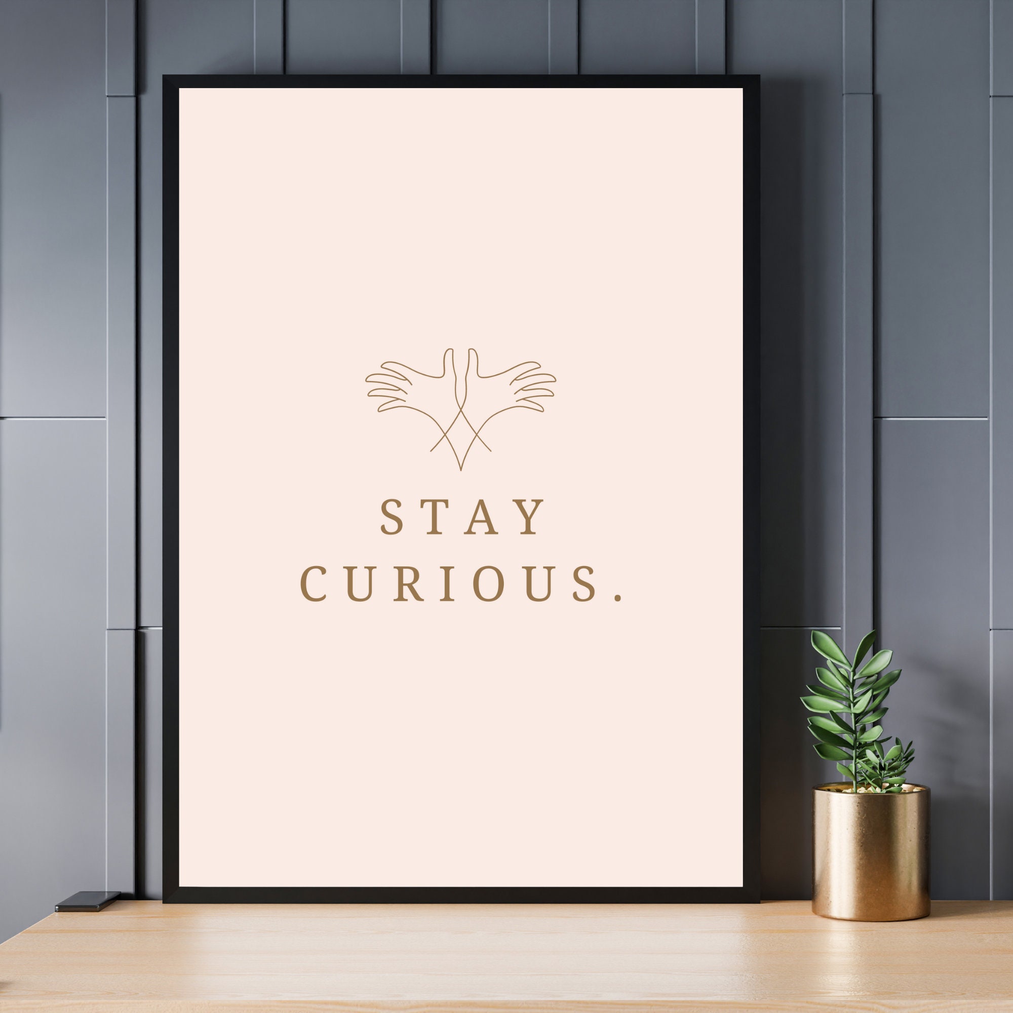 Stay Curious Therapy Poster Counseling Prints Therapist - Etsy UK