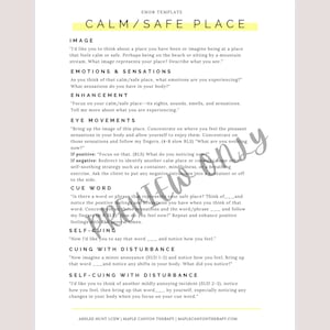 EMDR Scripts for Therapists | Therapy Worksheets | EMDR Therapy ...