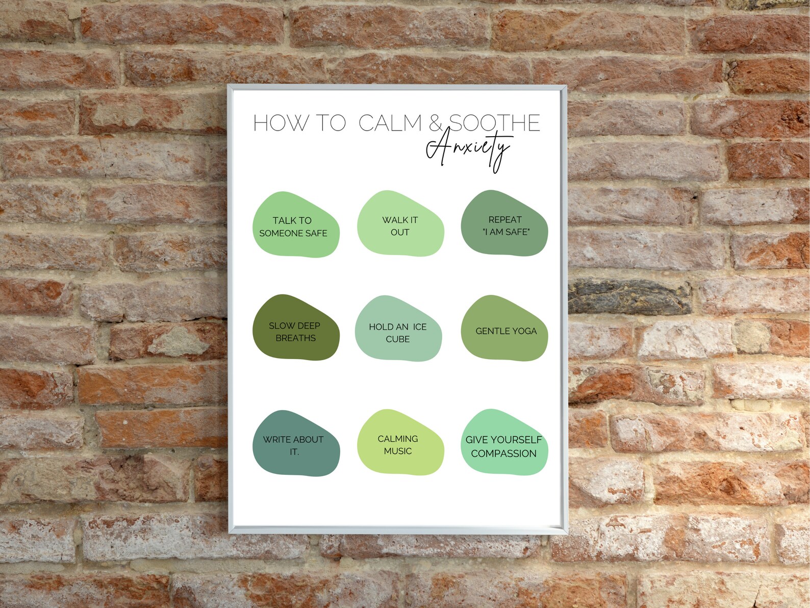 Anxiety Relief anxiety Mental Health Poster Therapy Poster Therapy ...