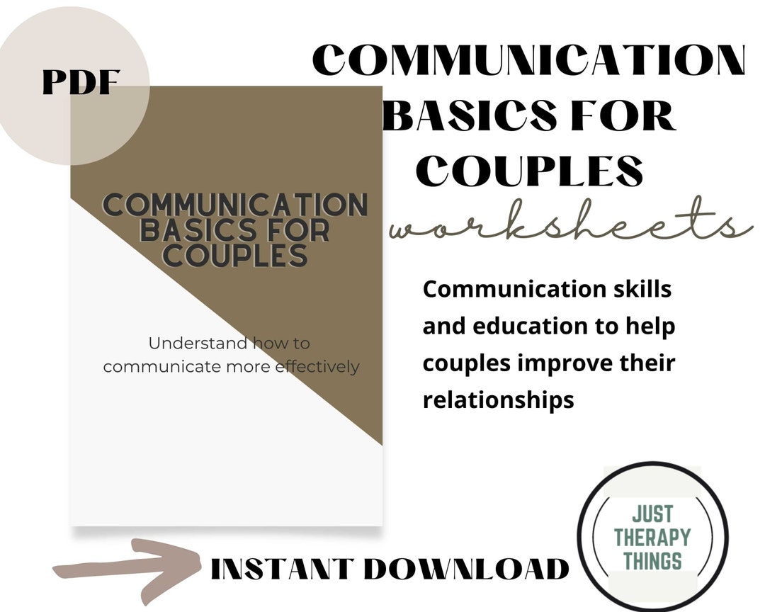 Couples Therapy Worksheets | Marriage Counseling Worksheets ...