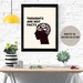 Thoughts Are Not Facts | Mental Health Poster | Therapist Office Decor ...