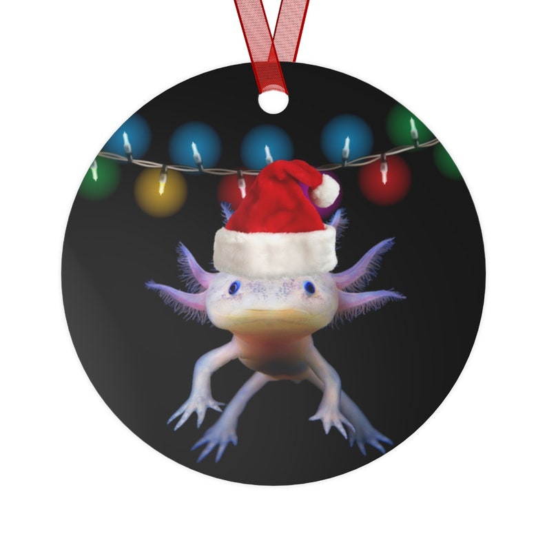 Axolotl Christmas Ornament, Axolotl Wall Decor, Axolotl Holiday Decor ...