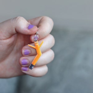 Weird Earrings/inflatable Dancing Man Earrings/y2k Jewelry/air Dancer ...