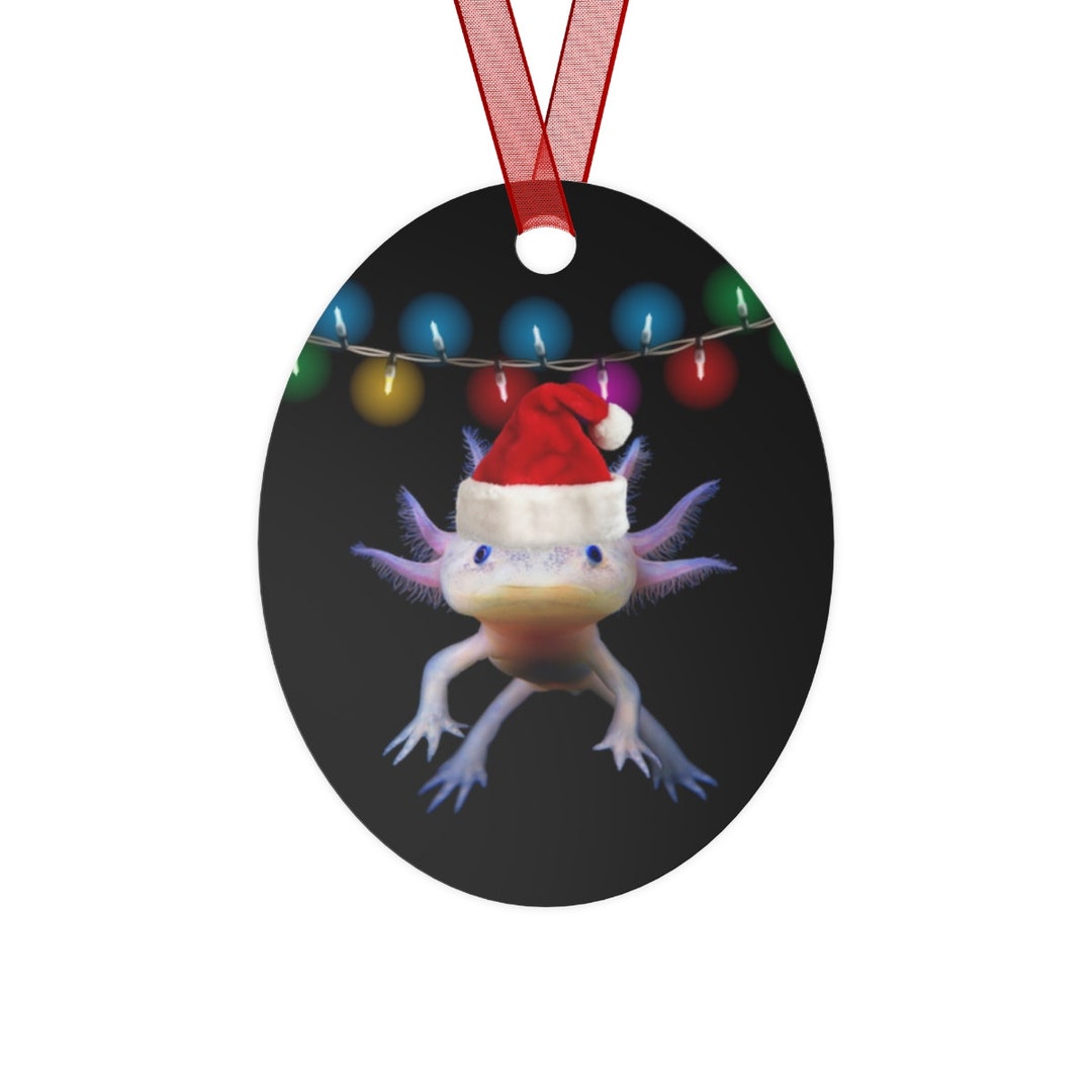 Axolotl Christmas Ornament, Axolotl Wall Decor, Axolotl Holiday Decor ...