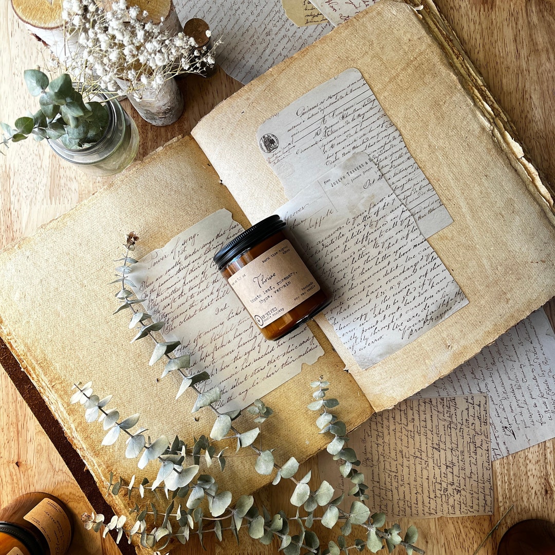 Tomato Leaf + Rosemary + Thyme +vervain | Scented Jar Candle | Ritual ...