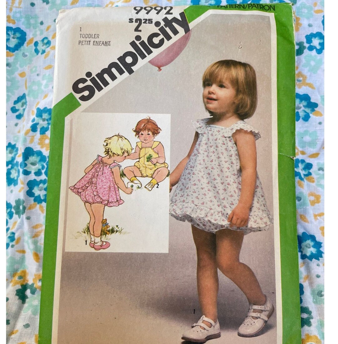 80s Vintage Sewing Pattern, Simplicity No 9992, 1981 Sewing Pattern ...