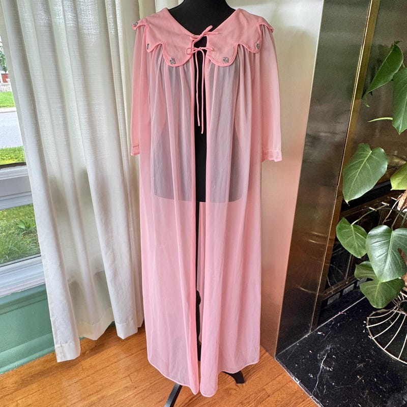 Open Front Nightgown - Etsy