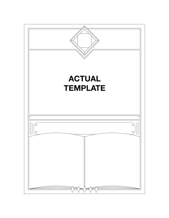 Blank Playing Card Template