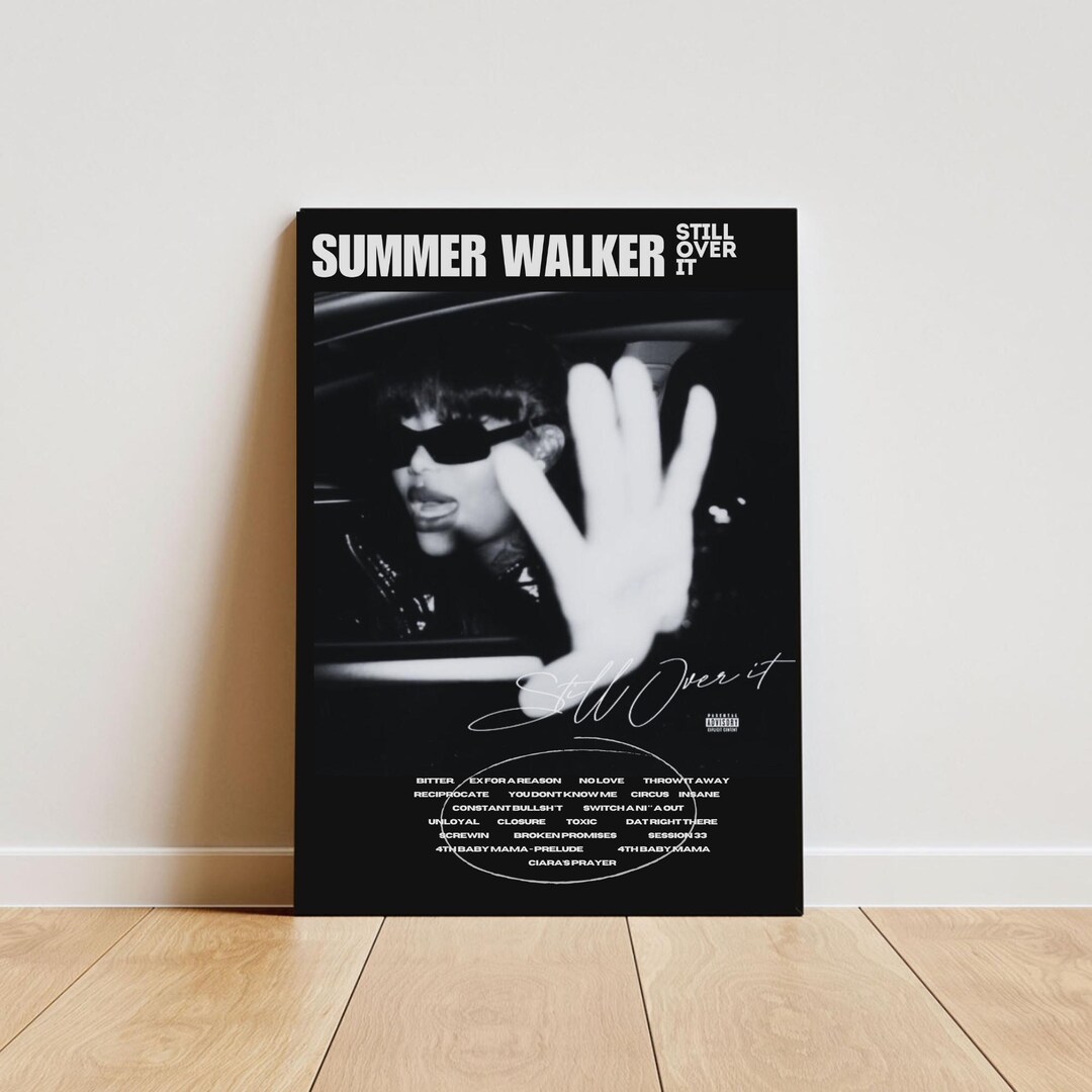 Summer Walker Still Over It Album Poster, Digital Print, Wall Decor ...