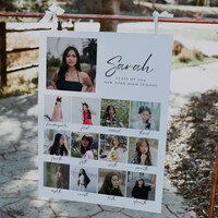 Senior Photo Collage Template: Graduation Keepsake (digital Download ...