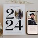 Digital Class of 2024 Graduation Invitation Template, Minimalist Senior ...