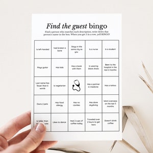 Nurse Graduation Party Game, RN BSN Printable Bingo Game, Modern ...