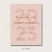 Modern Pink Class of 2023 Graduation Announcement Card, Graduation ...