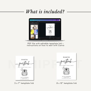 Graduation Photo Guestbook Sign, Polaroid Graduation Photo Guestbook ...