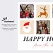 Neutral Minimal Holiday Family Card Template, Christmas Family Photo ...