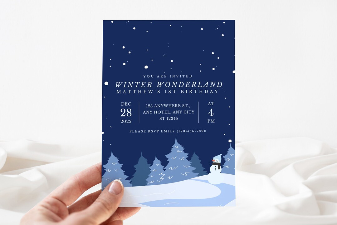 Editable Holiday Party Invitation Card, Printable, Christmas Party ...