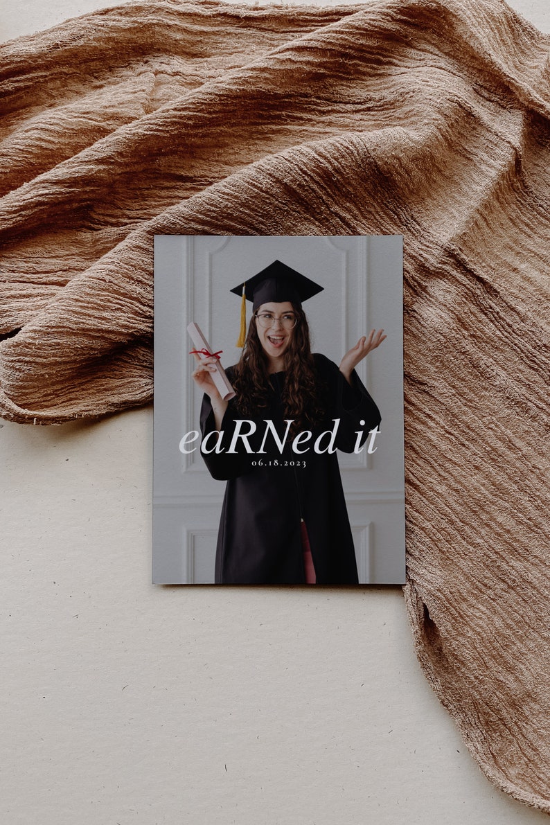 Nurse Graduation Announcement, RN Graduation Party Invitation Template ...