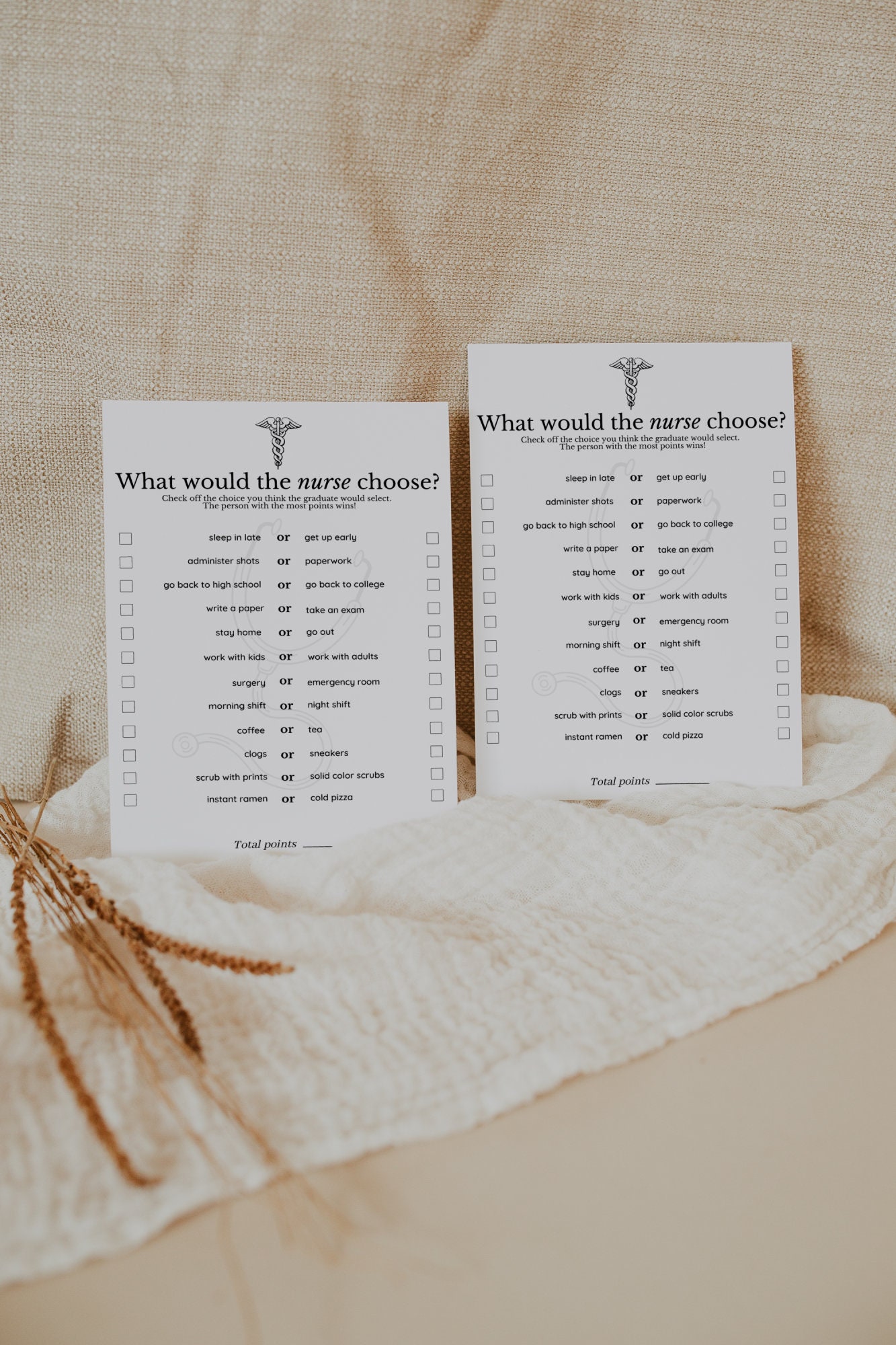 Nurse Graduation Game, Printable RN BSN Graduation Party Game, What ...