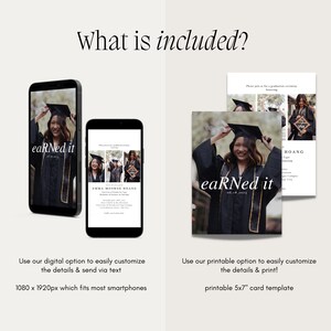 Nurse Graduation Digital Invitation Template, Minimalist RN Graduation ...