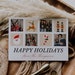 Neutral Minimal Holiday Family Card Template, Christmas Family Photo ...