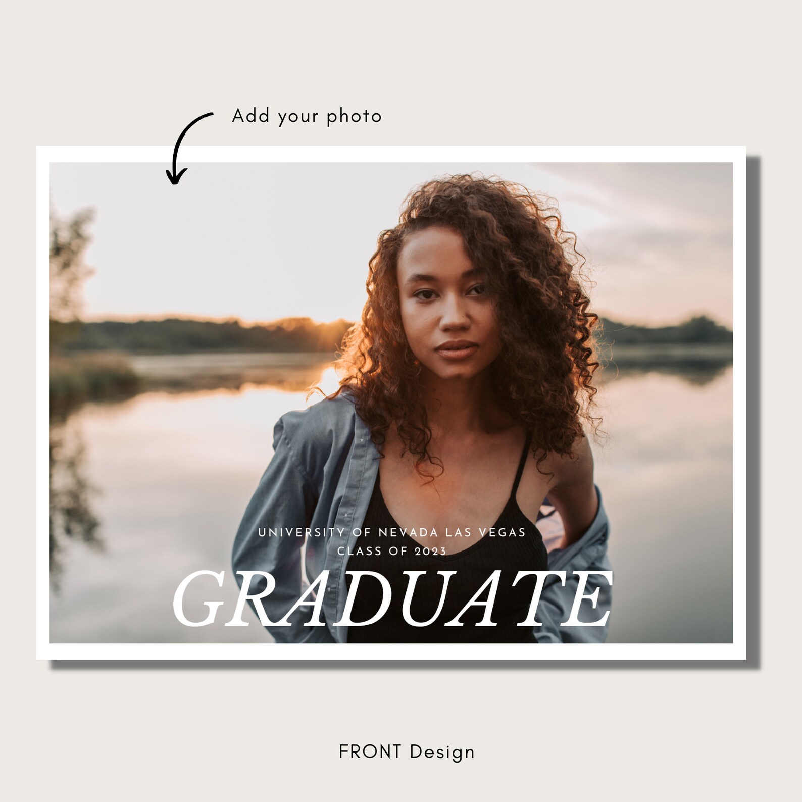 Nurse Graduation Invitation Card Template, RN Grad Class of 2024 Photo ...
