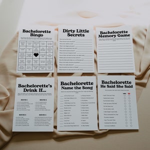 Ultimate Bachelorette Party Game Bundle, Editable Bach Party Game ...