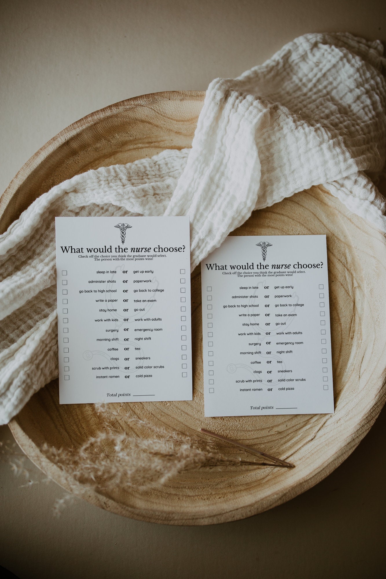 Nurse Graduation Game, Printable RN BSN Graduation Party Game, What ...